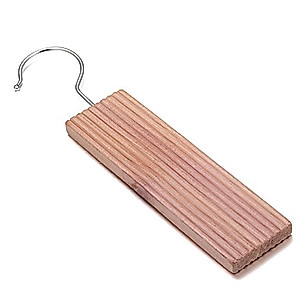 kilocircle [Newly Upgraded:Hook Assembled] Cedar Hang ups for Closet 20pcs with Cedar Fragrance-Standard Size 6.5’’x1.9'’X0.5''