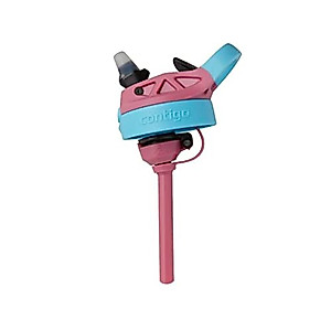 Contigo Kids Water Bottle with Redesigned AUTOSPOUT Straw, 14 oz., pink hedge hog