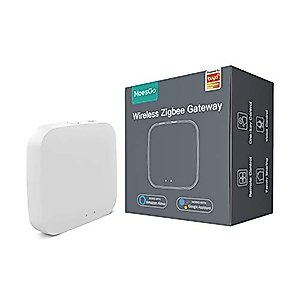 MoesGo Tuya ZigBee Hub, Only Support Tuya Device, Work with Smart Life App, Intelligent Bridge Wireless Smart Home Gateway Voice Control via Alexa, Google Home