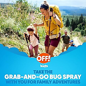 OFF! Kids Insect Repellent Spray, 100% Plant Based Oils, Safe for Use On Babies, Toddlers and Kids, 4 oz