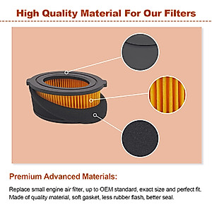 TIANYAN 2pcs 951-10794 751-10794 951-14262 Air Filter Replacement for MTD 751-14262 Premium OHV engine 208cc Troy-Bilt MTD Gold Craftsman Yard-Man Yard Machines Huskee Bolens Cultivator Tiller