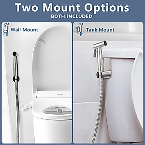 GuiMemi Handheld Bidet Sprayer for Toilet Bidet Sprayer Premium Stainless Steel Jet Sprayer for Toilet Water Sprayer Handheld Bidet Perfect for Whole Family Cleaning Use Bidet Faucets