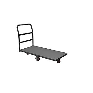 Durham EPTD30365PU95 Platform Truck, Asymmetrical Wheels