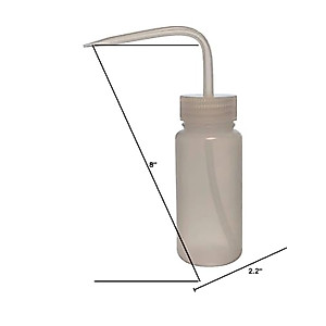 250ml Wash Bottle, Wide Mouth, LDPE, Karter Scientific (Pack of 4)