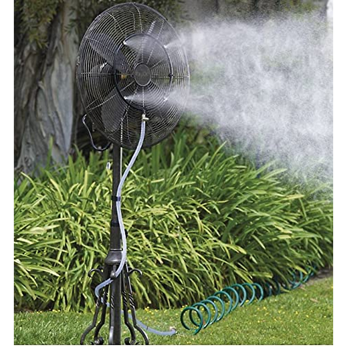 2 MISTING Cooler Water Hose KIT 4 Warehouse Garden Greenhouse Patio Cooling Mist