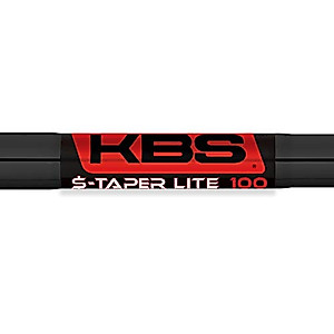 KBS Money $-Taper LITE Black PVD Steel Iron Shafts 4-PW, Set of 7 Shafts - .355 Taper Tip (Choose Flex) (Regular)