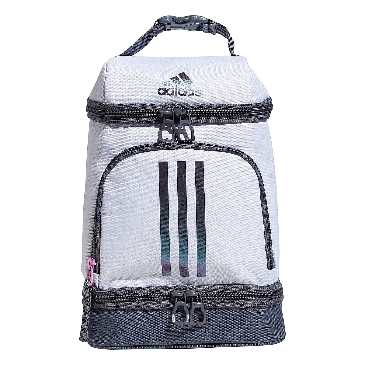 adidas Excel 2 Insulated Lunch Bag, Jersey White/Shadow Chrome/Onix Grey, One Size