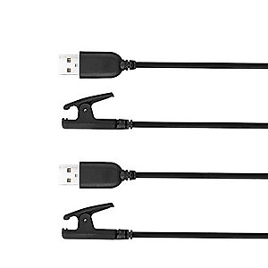 2-Pack Charging Charger Cable Clip for Garmin Forerunner 235/630/645/35/735/S20 Smart Watch