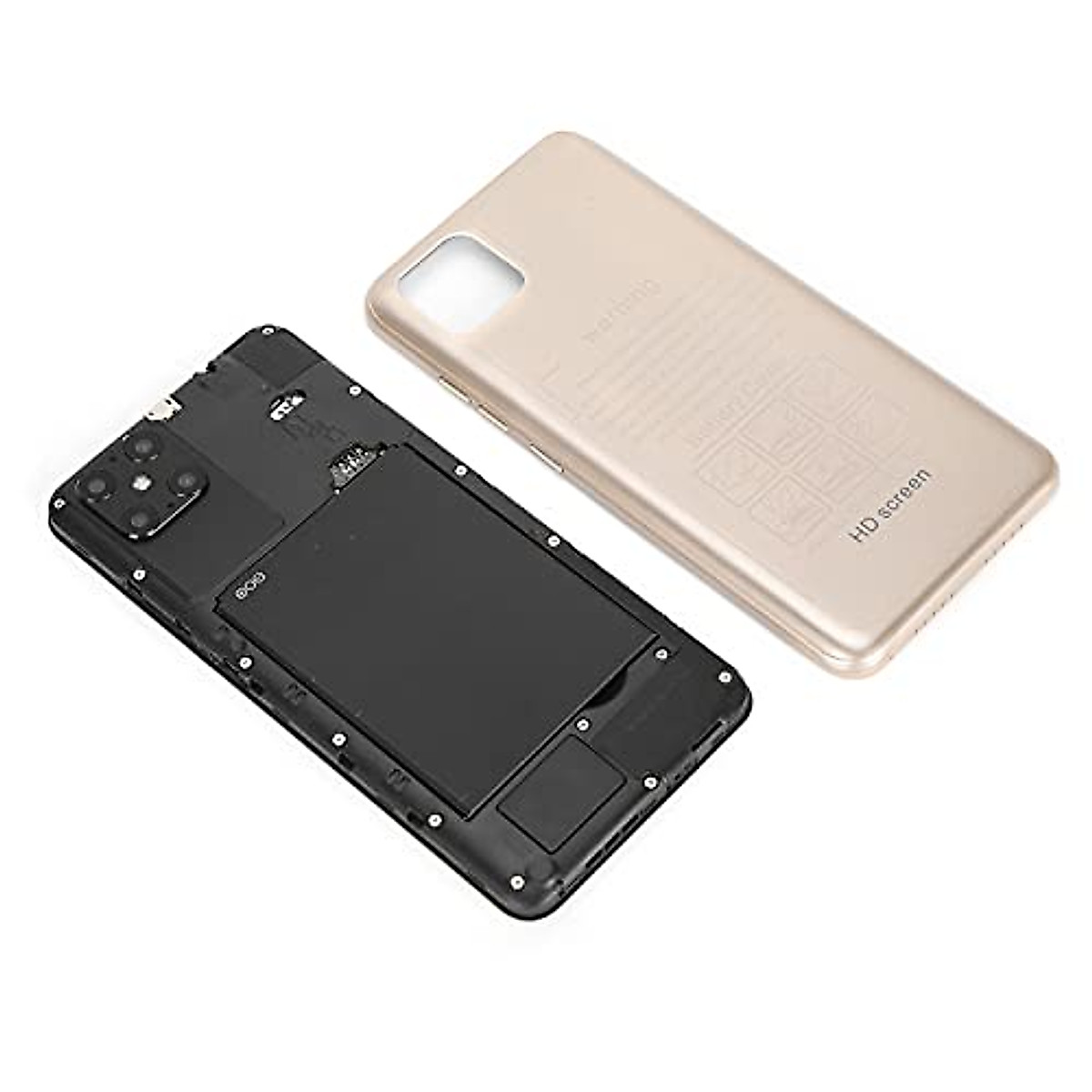 Heayzoki Unlocked Cell Phone, Ip12 Pro 4.66Inch Smartphone 512Mb+4Gb, Dual Cards Dual Standby Unlocked Phones, Android4.4.2 Mobile Phone with Dual Camera, Compact Mini Design, Multifunctional