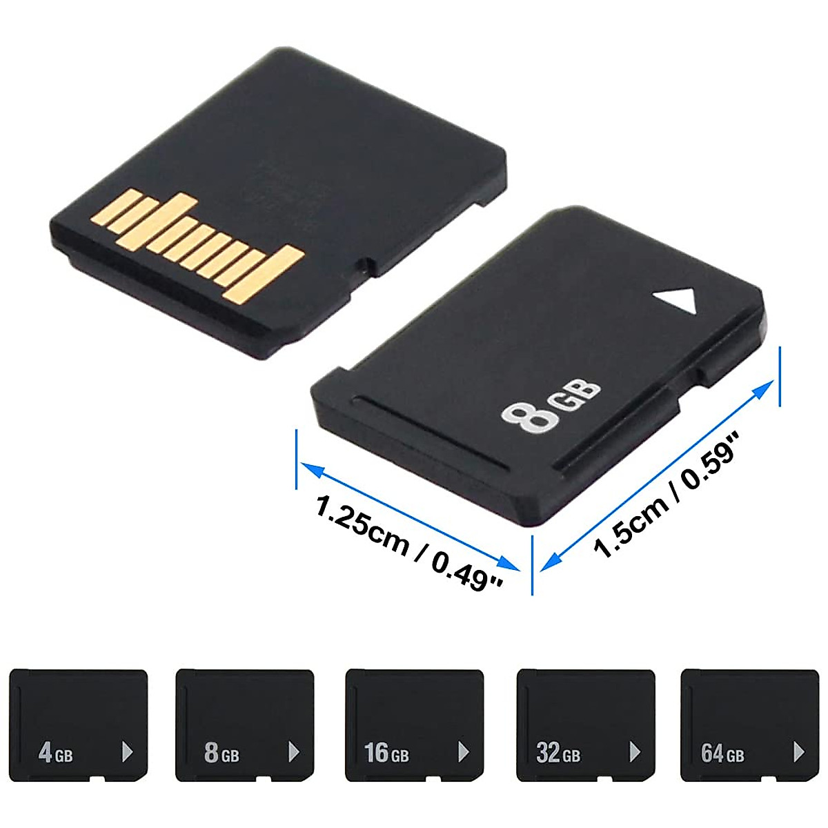 OSTENT 8GB Memory Card Stick Storage for Sony PS Vita PSV1000/2000 PCH-Z041/Z081/Z161/Z321/Z641