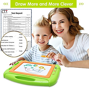 Toddler Girl Boy Toys,Magnetic Drawing Board Toddler Toys for 1-2 Year Old Girls Boys,Doodle Board Kids Toys for 1 2 3 Year Old Boy,Class Must Haves Essentials Gifts for Girls Boys Birthday Easter