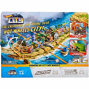 Hot Wheels City Gator Garage Attack Playset