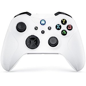 Dinosoo Wireless Controller for Xbox Series X/S/Xbox One/Xbox One S/One X, Compatible with Android/PC Windows 10/11, Built-in Dual Vibration TURBO Function 3.5mm Headphone Jack Macro Function White