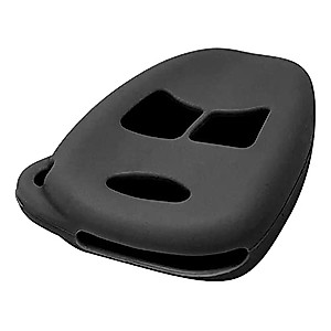 Keyless2Go Replacement for New Silicone Cover Protective Cases for Remote Keys FCC M3N5WY72XX OHT692427AA OHT692715A - Black - (2 Pack)