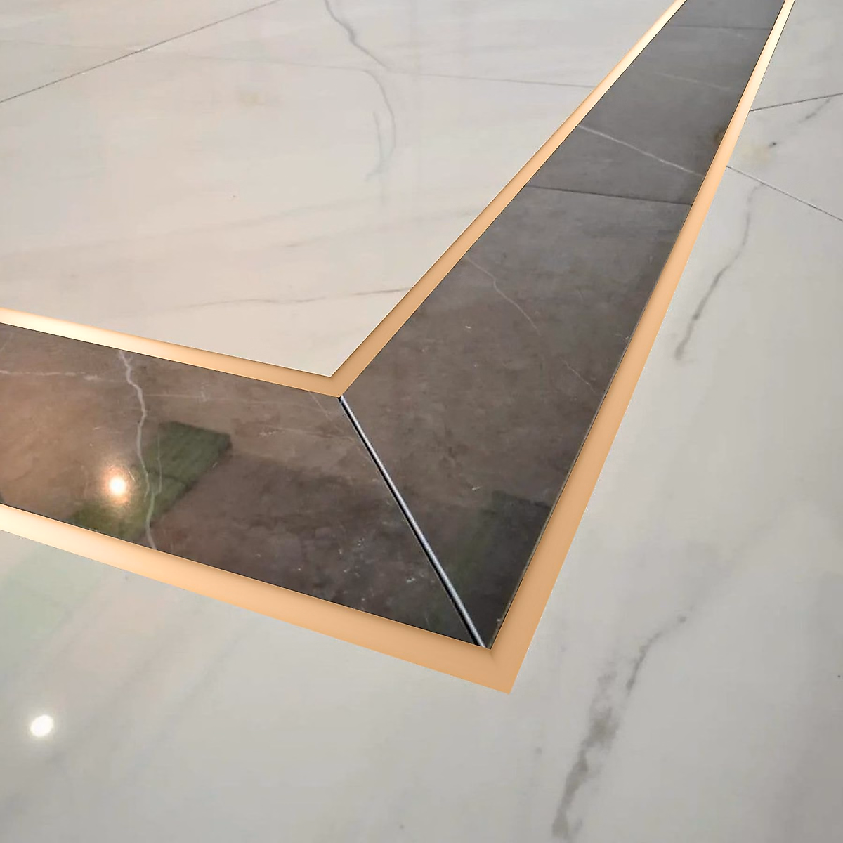 Gaahing Aluminum T Molding Floor Transition Strip, T Moulding for Laminate Flooring Planks, Vinyl Floor Transition, Rubber Transition (3Pcs x 2.9ft x 1.6in, Matte Gold)