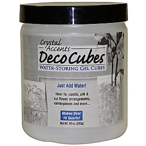 Deco Cubes DC-C10 Clear 10-Ounce Jar