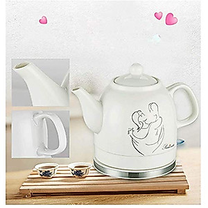 SieHam Kettles,Portrait Cordless Water Teapot 1.2Liter Automatic Power off Fast Boiling 1.2L 1200W