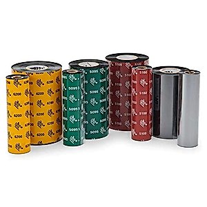 ZEBRA 05095GS11007 Thermal Transfer Resin Ribbon (4.33" x 244') 5095 High Performance, 12 Rolls