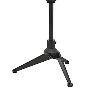 AUHX Mini Table Adjustable Mic Stand, Plastic Durable Detachable Portable Table Adjustable Mic Stand Practical for Conferences