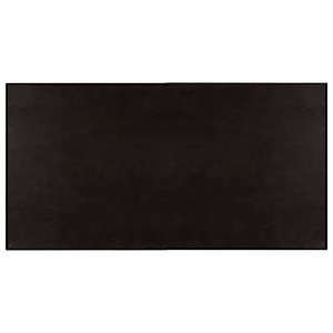 Dinehome 5-Piece Counter Height Dining Set, Minimalist Industrial Style Wood & Metal Table with 4 Chairs for Small Space, Espresso