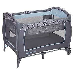 Baby Trend Trend-E Nursery Center Playard, Starlight Blue