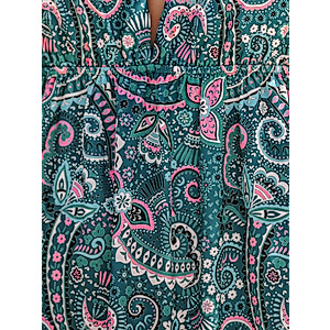 CUPSHE Women's Floral Paisley Print Halter Dress Mixi Dress Sleeveless Summer Dress