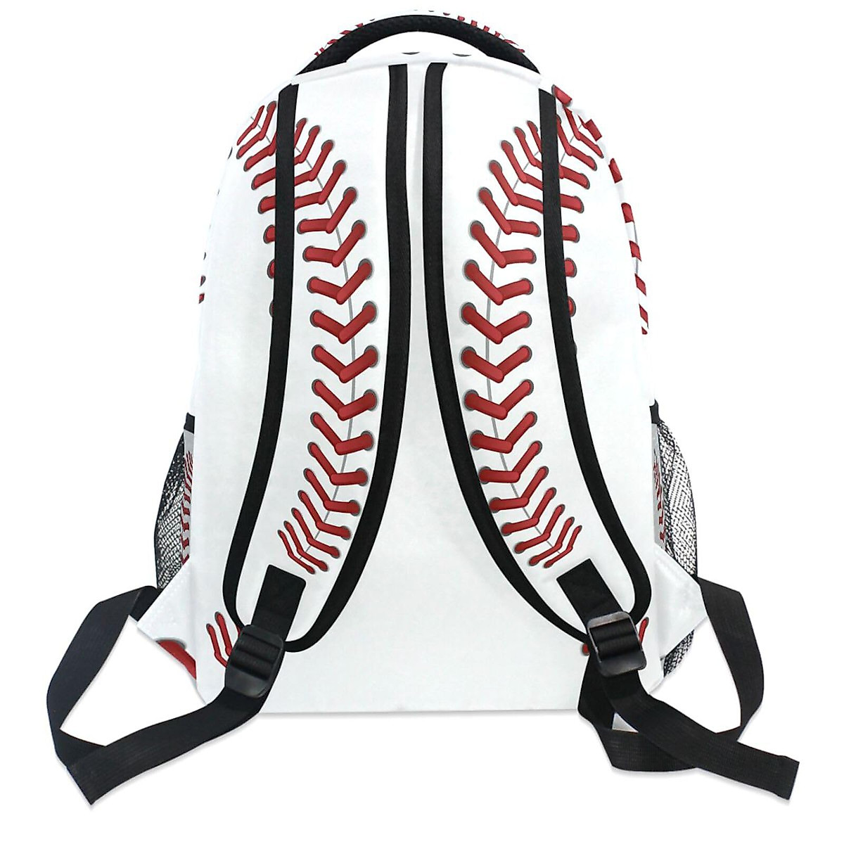 Oarencol Sport Baseball Softball Pattern Backpacks School Book Travel College Shoulder Bag