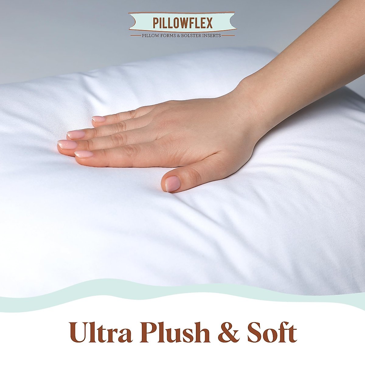 Pillowflex Premium Polyester Throw Pillow Insert - 14x36 - Ultra Soft Large Rectangle Throw Pillow, Couch Sham, Lumbar, Back, Sofa - Machine Washable - Decorative Accent Form - 1 Soft Pillow