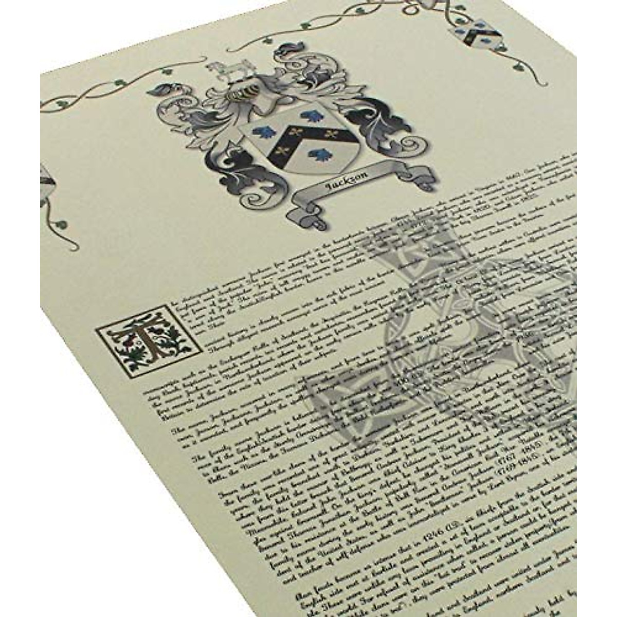 Artiss Coat of Arms, Family Crest and Name History - Celebration Scroll 11x17 Portrait - England Origin