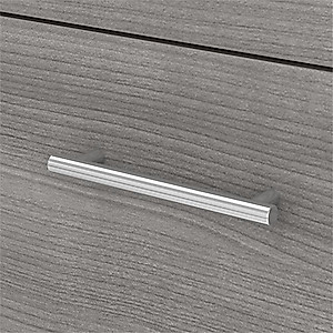 Bush Furniture Somerset 72W L Shaped Desk with Storage in Platinum Gray