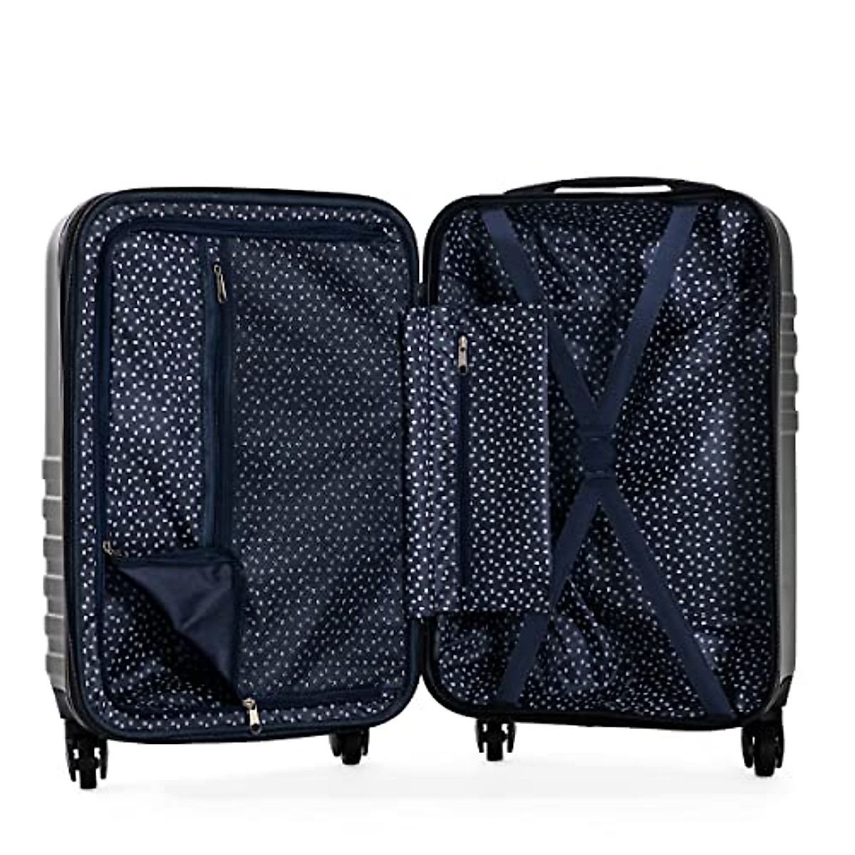 Ben Sherman Hereford Spinner Travel Upright Luggage, Grey, 20-Inch Carry On