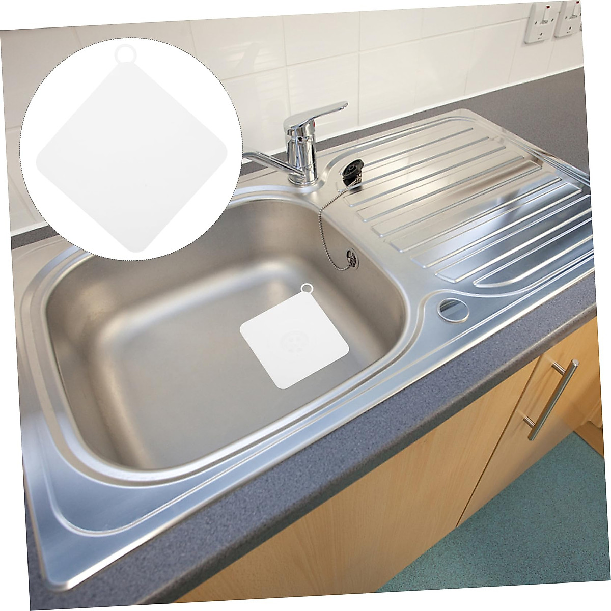 WHAMVOX 1 Pc Sewer Insect Mat Drainage Baby Bathtub Drain Stopper Chinese Lock and Key Sewer Draining Cover Shower Floor Drain Cover Toilet Outfall Cover Sewer Covering