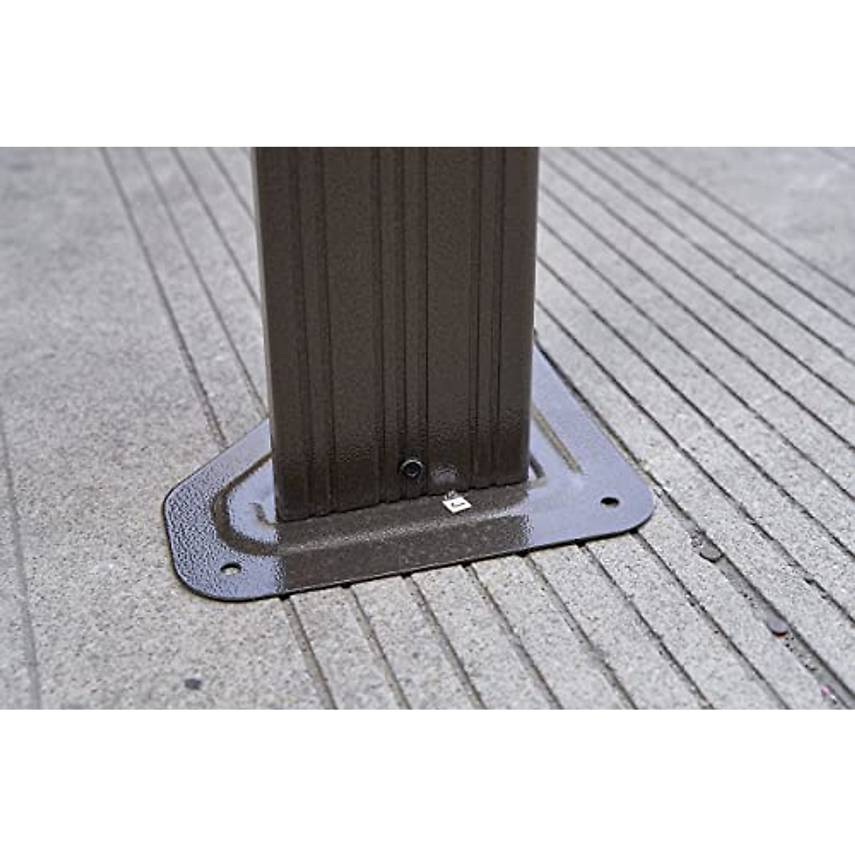 DHPM 12 x 12 FT Outdoor Patic Canopy Gazebo, Roof Iron Gazebo with Steel Canopy, Outdoor Waterproof Patio Gazebo with Curtains and Netting for Gardens, Patio, Party Canopy