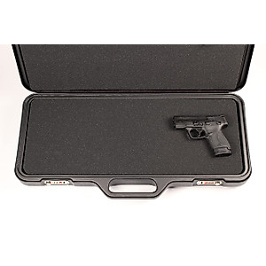 Negrini Cases 3039R/5130 Premium 2-Sided Handgun/AR Carbine Case, Black/Black