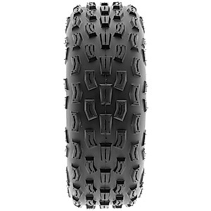 Pair of 2 SunF A029 ATV UTV 20x7-8 20x7x8 Track XC Knobby Tires, 6 PR, Tubeless