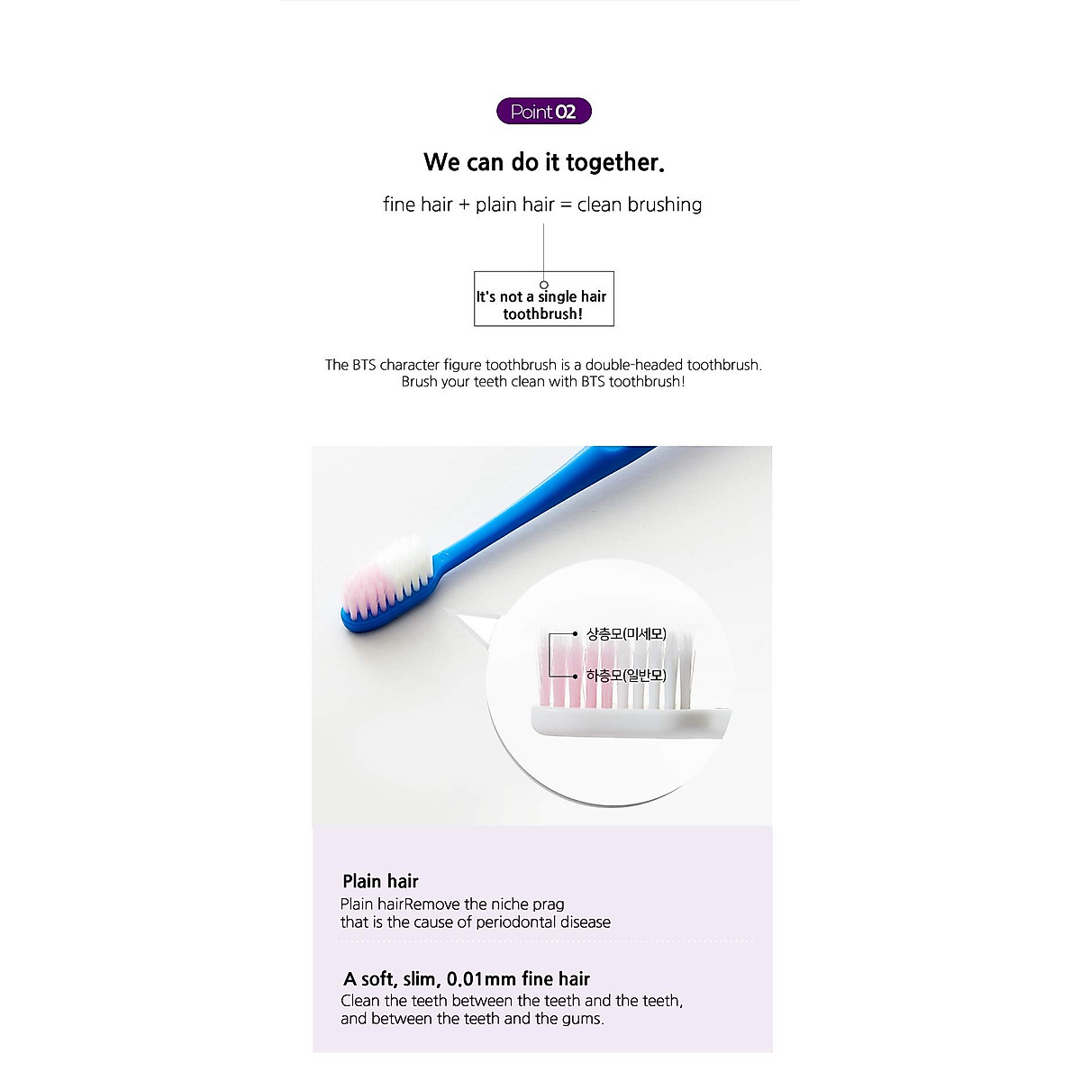 [BTS Official Merchandise] Fans Gift - K-Pop Idols Goods - BTS Character Figure Toothbrush with Convenient Magnetic Holder (RM)