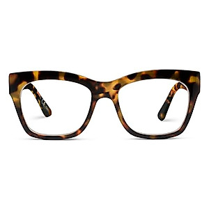 Peepers by PeeperSpecs Oprah's Favorite Women's Shine On Square Blue Light Blocking Reading Glasses - Tortoise +2.00