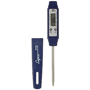 Supco ST09 Digital Pocket Thermometer, 2-1/2" Stem, -40 to 392 Degree F