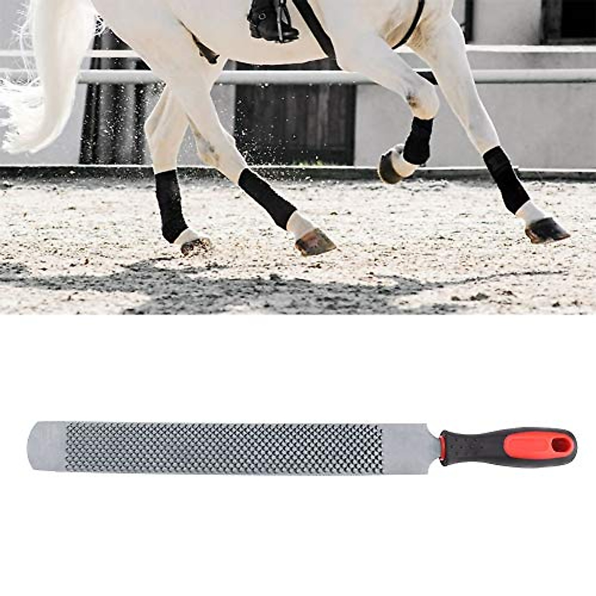 LZKW Double Sided Farrier Tool Professional Horse File Horse File, Horse Rasp, for Clean up The Horse's Hooves
