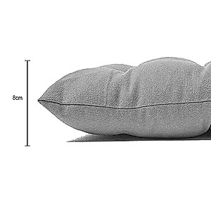 Hruile Patio Swing Seat Cushions with Backrest 3 in Thick, Garden Bench Pads Wicker Ties, 2-3 Seater Pad for Indoor/Outdoor Furniture,59x40in,Wine Red