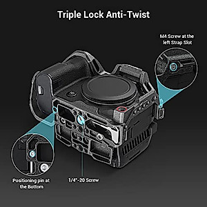 SmallRig R5C Camera Cage Handheld Kit for Canon R5 C with Top Handle, Full Cage, Cable Clamp for HDMI&USB-C -3891