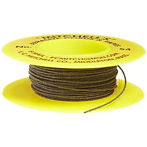 Mitchell Abrasives - 54A-25 54 Round Abrasive Cord, Aluminum Oxide 180 Grit .030" Diameter x 25 Feet