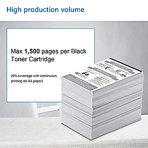 ZJBJ (1-Black) TN730 TN-730 Toner Cartridge Compatible Replacement for Brother DCP-L2550DW MFC-L2710DWL 2750DWL 2750DWXL
