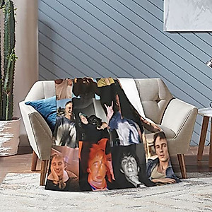 Drew Starkey Collage Ultra-Soft Micro Fleece Throw Blanket Warm Comfortable Versatile Blanket for Sofa and Travel