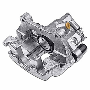 A-Premium Disc Brake Caliper Assembly with Bracket Compatible with Select Mazda Models - 5 2006-2010/2012-2015, L4 2.3L, L4 2.5L - Rear Left Driver Side