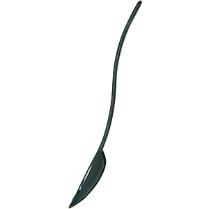 Carlisle FoodService Products Plastic Solid Spoon, 9 Inches, Green, (Pack of 12)