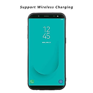 ELISORLI Compatible with Samsung Galaxy J6 2018 Case Rugged Thin Slim Soft Cell Accessories Protection Anti-Slip Fit Rubber TPU Mobile Phone Cover for Gaxaly On6 SM J600 J600G J600F Women Men Blue