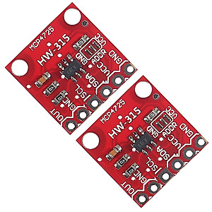Alinan 5pcs MCP4725 I2C DAC Breakout Module 12-bit Development Board 2.7V to 5.5V Supply with EEPROM