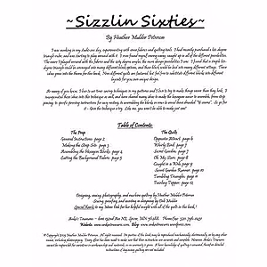 Creative Grids The Sizzzlin' Sixties Quilts Book by Anka's Treasures & The 60-Degree Triangle (8" Finished) Ruler cgrT60 Bundle