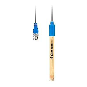 Sensorex S200C/BNC Epoxy Plastic Body General Purpose pH Electrode with BNC Connector, 0 to 14 pH, 12mm Diameter x 150mm Length